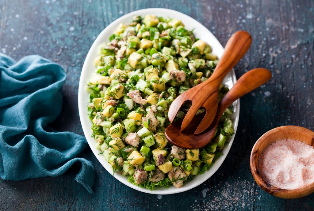 Kipper Salad with Avocado, Cucumbers and Herbs - Season Brand ...